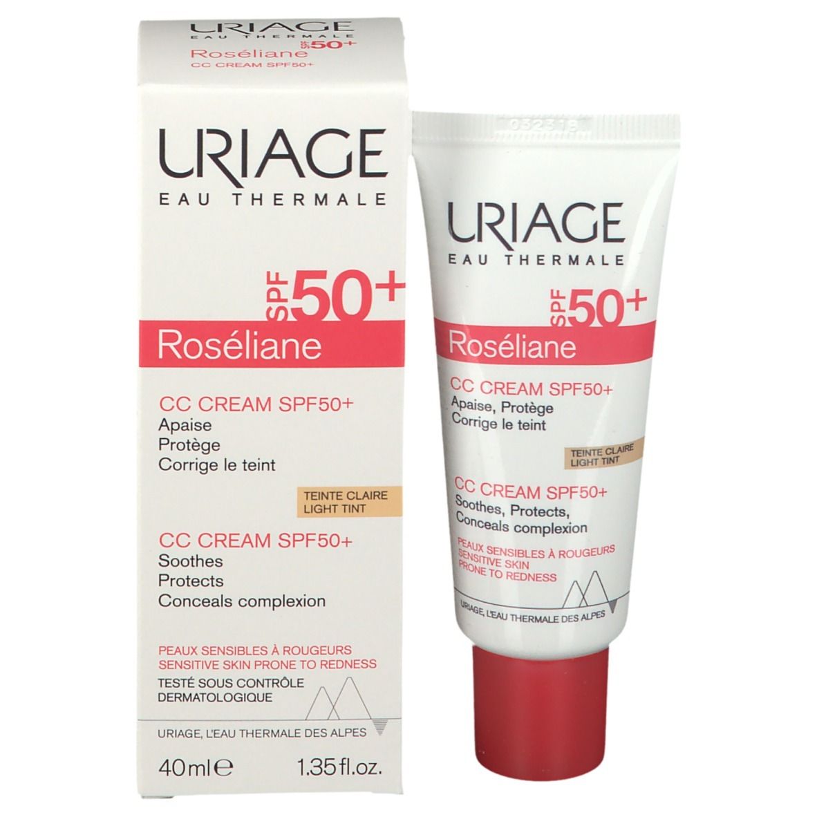 URIAGE Roséliane CC Cream SPF 50+ Teinte Claire - shop-apotheke.ch